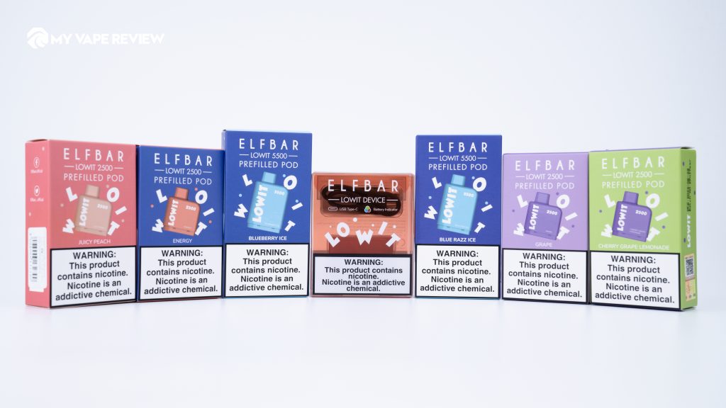 Elf Bar Lowit 2500 & 5500 Disposable Vape Review